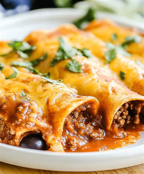 Easy Ground Beef Enchiladas Recipe Recipe Flash