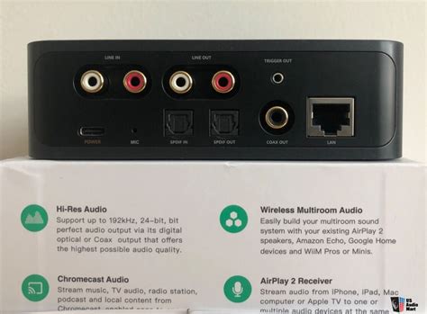 Wiim Pro Hi Res Audio Streamer With Dac Ethernet Airplay New In