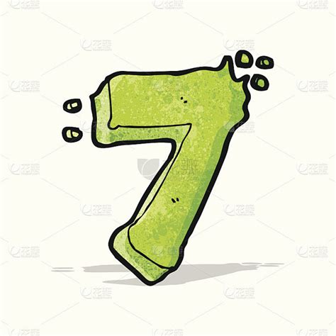 卡通数字7