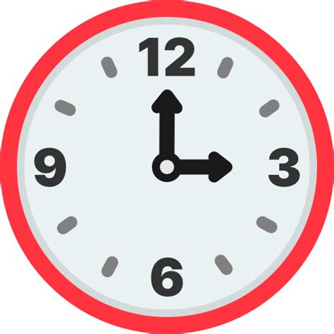3 O Clock Icon Svg Vector And Png Free Download Uxwing