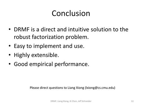 Ppt Direct Robust Matrix Factorization Powerpoint Presentation Free