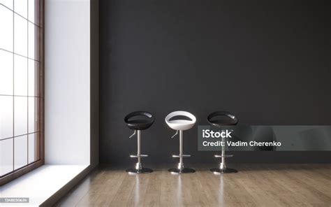 미니멀 한 인테리어에 레스토랑 의자의 3d 시각화 3d 렌더링 복사 공간 Cg 렌더링 0명에 대한 스톡 사진 및 기타 이미지