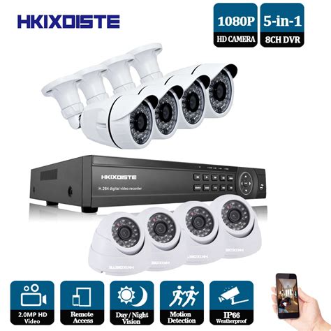 2 0MP HD Indoor Outdoor Security Camera System 1080P HDMI CCTV Video