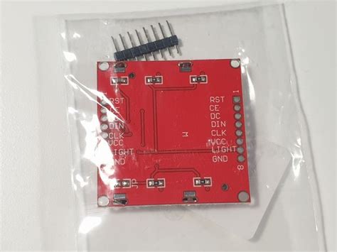 8448 Lcd Module Whiteblue Backlight Adapter Pcb For Nokia 5110 Arduino