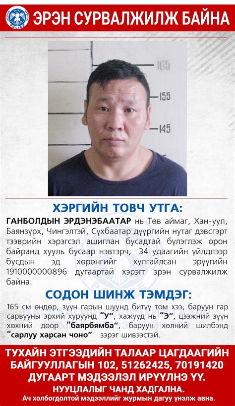 34 удаагийн орон байрны хулгай хийсэн этгээдийг эрэн сурвалжилж байна