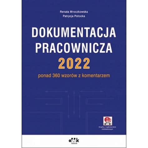 DOKUMENTACJA PRACOWNICZA 2022 12181578896 Oficjalne Archiwum Allegro
