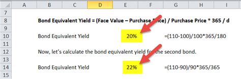 Bond Equivalent Yield Formula Step By Step Calculation Bond Equivalent Yield Formula Step By Step Calculation