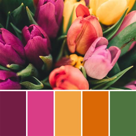 Spring Color Palette Hex Codes