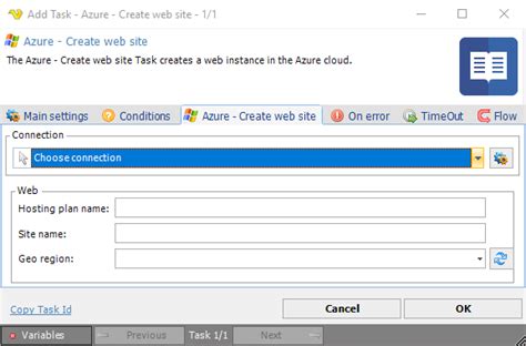 Create Web Site Visualcron Documentation