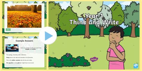 Year 1 Think And Write Activity Powerpoint Teacher Made