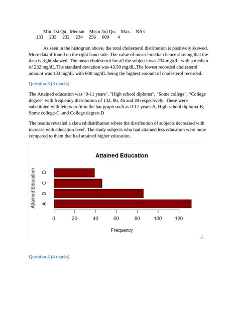 Biostatistics Assignment Data Analysis And Results