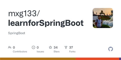 GitHub Mxg LearnforSpringBoot SpringBoot
