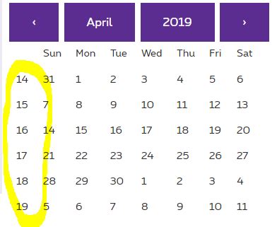 Angular Ngx Datepicker Showing Days Of Previous Month Stack Overflow