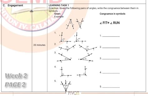 Solved C Engagement Learning Task 1 Direction Given The Following