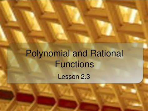 Ppt Polynomial And Rational Functions Powerpoint Presentation Free