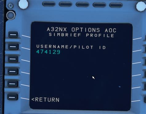 Cannot Load Simbrief Account In The Mcdu · Issue 4835 · Flybywiresim