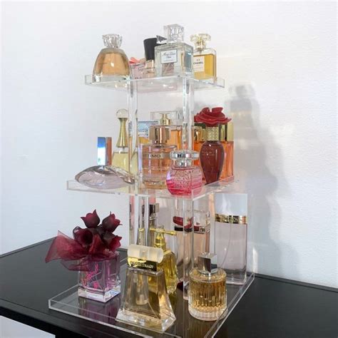 Perfume Storage Organizer Acrylic Makeup Organizer 3 Tier Etsy