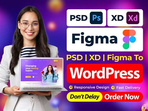 Figma To Wordpress Xd Sketch Psd To Wordpress Website Design Upwork
