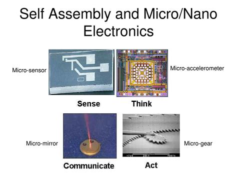 Ppt Self Assembly And Micro Nano Electronics Powerpoint Presentation