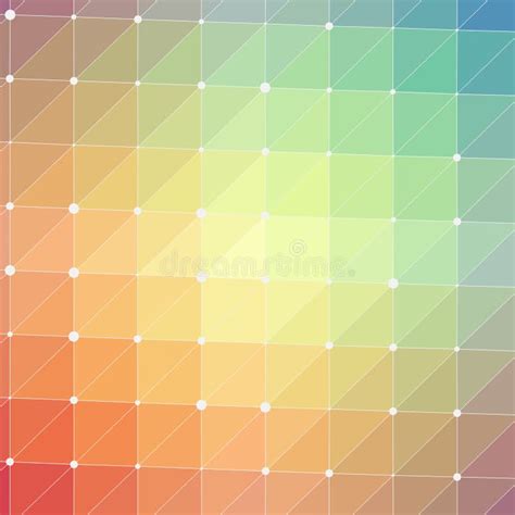 Abstract Low Polygon Gradient Generative Art Background Illustration Stock Vector Illustration