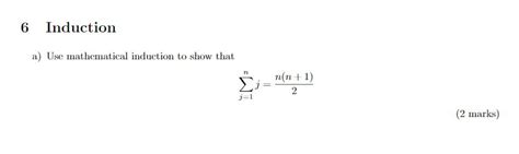 solved 6 induction a use mathematical induction to show
