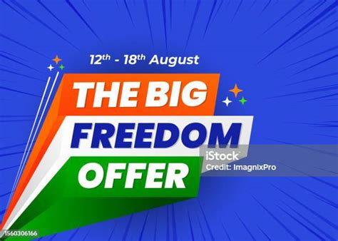 8월 15일 인도 독립 기념일 큰 자유 판매 제안 배너 디자인 템플릿입니다 0명에 대한 스톡 벡터 아트 및 기타 이미지 0명 3차원 형태 8월 Istock