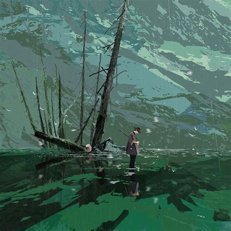 Yongqiang Li On Instagram Go Down Mountain Contemporary Landscape