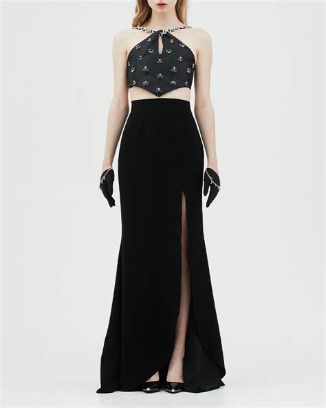 Front Slit Maxi Skirt