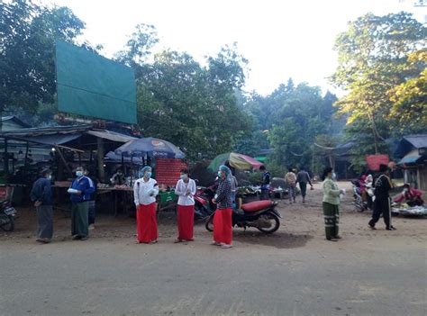 သံတောင်မြို့တွင် ကိုဗစ် ၁၉ ရောဂါ ပြန့်ပွားမှုမရှိစေရန် Mask Campaign