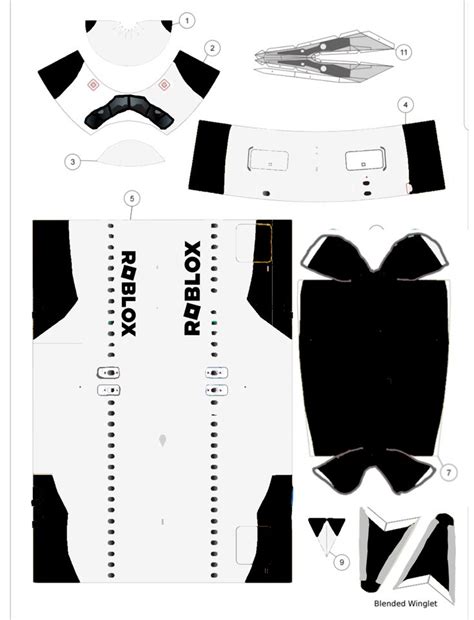 Roblox A320 Papercraft