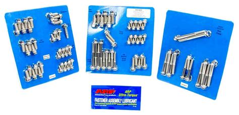 Engine Accessory Bolt Kit Hex Head Ss Fits Ford 302 351 Cleveland
