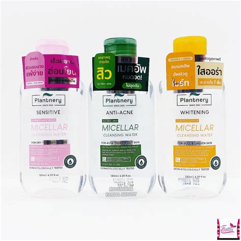 Plantnery Vit C Bright Comfrey Sensitive Tea Tree Acne Micellar Cleansing Water 130 Ml คลีนซิ่ง