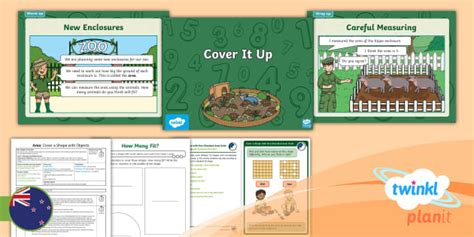 Level 1 Area Cover A Shape With Non Standard Area Units Lesson 1
