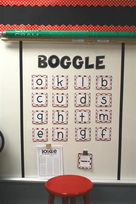 Printable Boggle Board Game