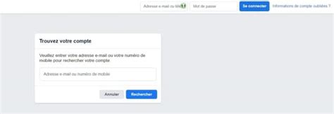 Comment Récupérer Son Compte Facebook Piraté Mot De Passe Perdu