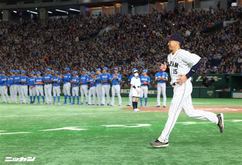 日刊スポーツ 巨人担当 On Twitter 【＃大勢はガチ ＃大勢は侍でもガチ】 栗山ジャパンの初陣を締めくくった ＃大勢 投手。侍