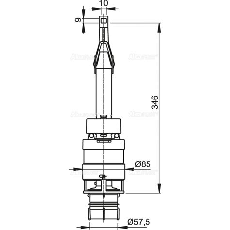 Сливной механизм Alcaplast A06 купить в онлайн-магазине AlcaPlast ...
