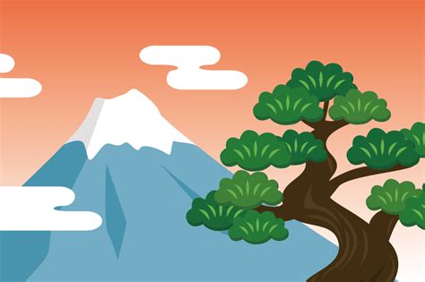 1月背景 イラスト 富士山と松 イラスト素材 超多くの無料かわいいイラスト素材