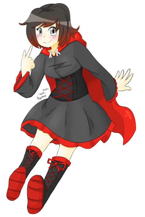 Ruby Rose Doing A Cool Pose [by Me] R Rwby