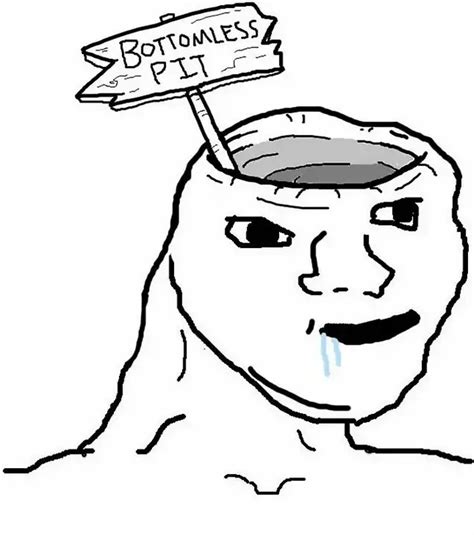 Create Meme Dumb Wojak Wojak Brainless Meme Brainlet Wojak