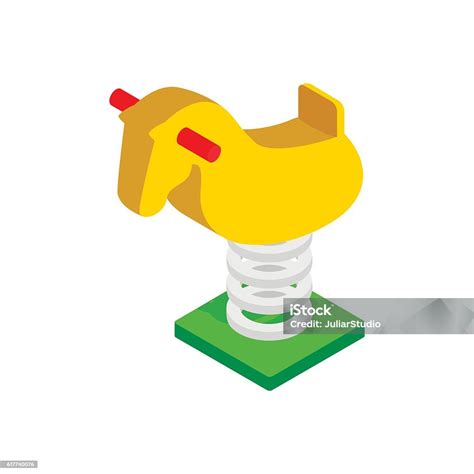 스프링 시소 등소 3d 아이콘 3차원 형태에 대한 스톡 벡터 아트 및 기타 이미지 3차원 형태 공원 놀기 Istock