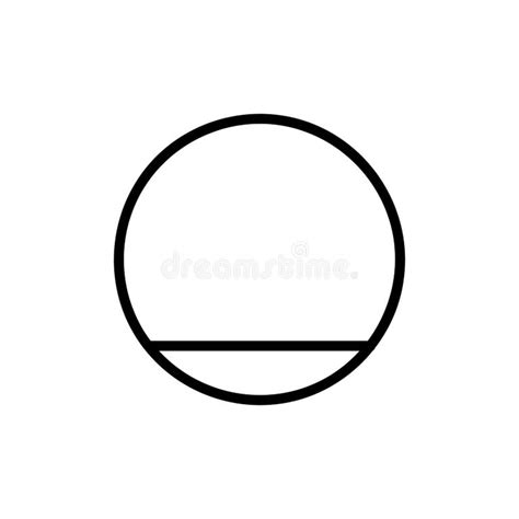 Shutdown Vector Icon Outline Style Isolated On White Background