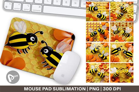 Mouse Pad 3d Honeycomb Graphic By Artnoy · Creative Fabrica