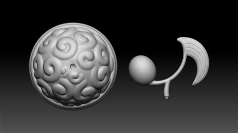 Uta Uta No Mi One Piece Devil Fruit 3d Model 3d Printable Cgtrader