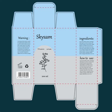 Do Skin Care Label Cosmetic Label Cosmetic Box Design Cosmetic