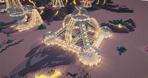 Minecraft Futuristic Base Futuristic Base Build Timelapse Futuristic World Download 1 16