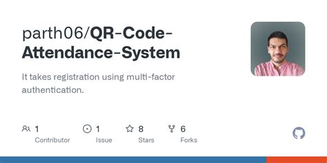 GitHub Parth06 QR Code Attendance System It Takes Registration Using Multi Factor Authentication