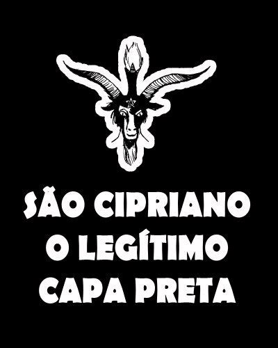 São Cipriano O Legítimo Capa Preta O Livro Proibido De 600 Páginas O