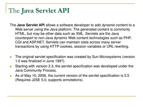 PPT Java Servlets JSP PowerPoint Presentation Free Download ID