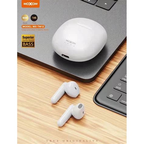 MOXOM MX TW12 TWS Wireless Bluetooth 5 1 Earbuds Stereo Hi Fi Super